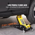 2 Ton Floor Jack - Low Profile Hydraulic Jack 4400lbs, Aluminum Racing ...