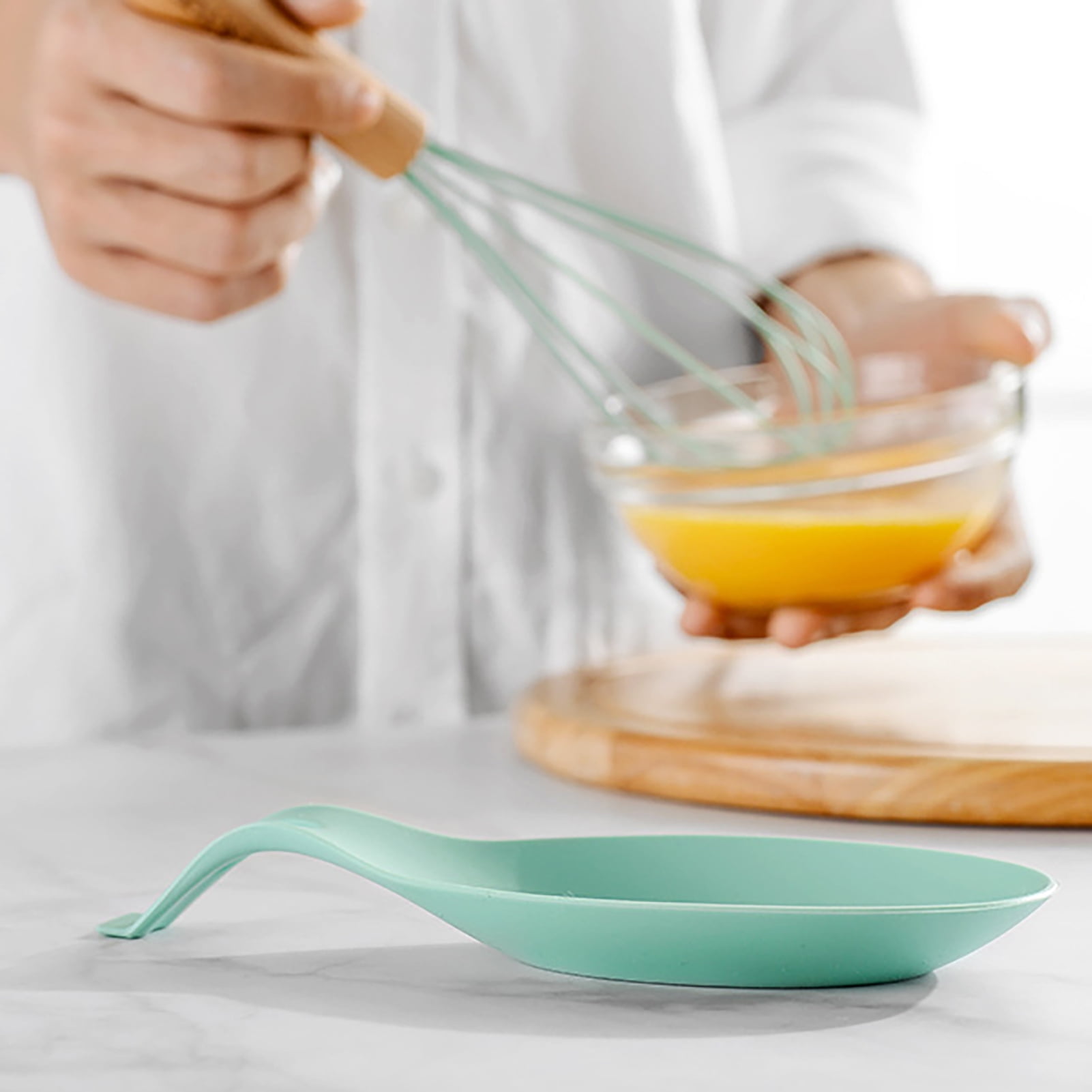 1/2Pcs Dream Lifestyle Modern Silicone Spoon Rest , BPA Free & Food ...