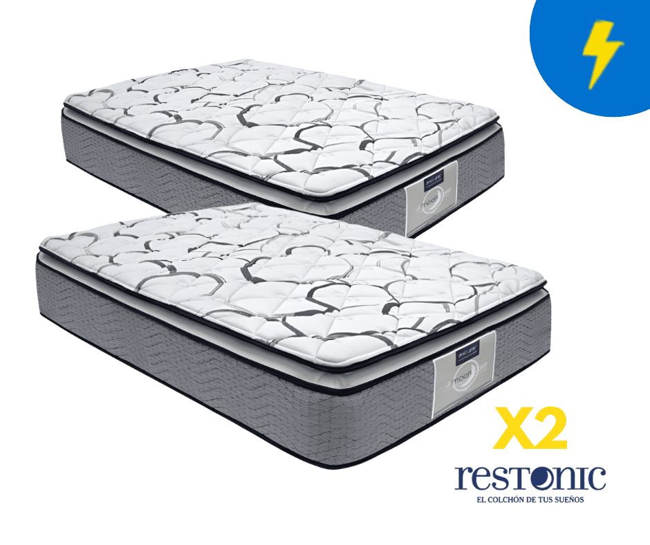 Colchon Matrimonial Restonic Ortopédico Mooncare 2 Piezas | Walmart en ...