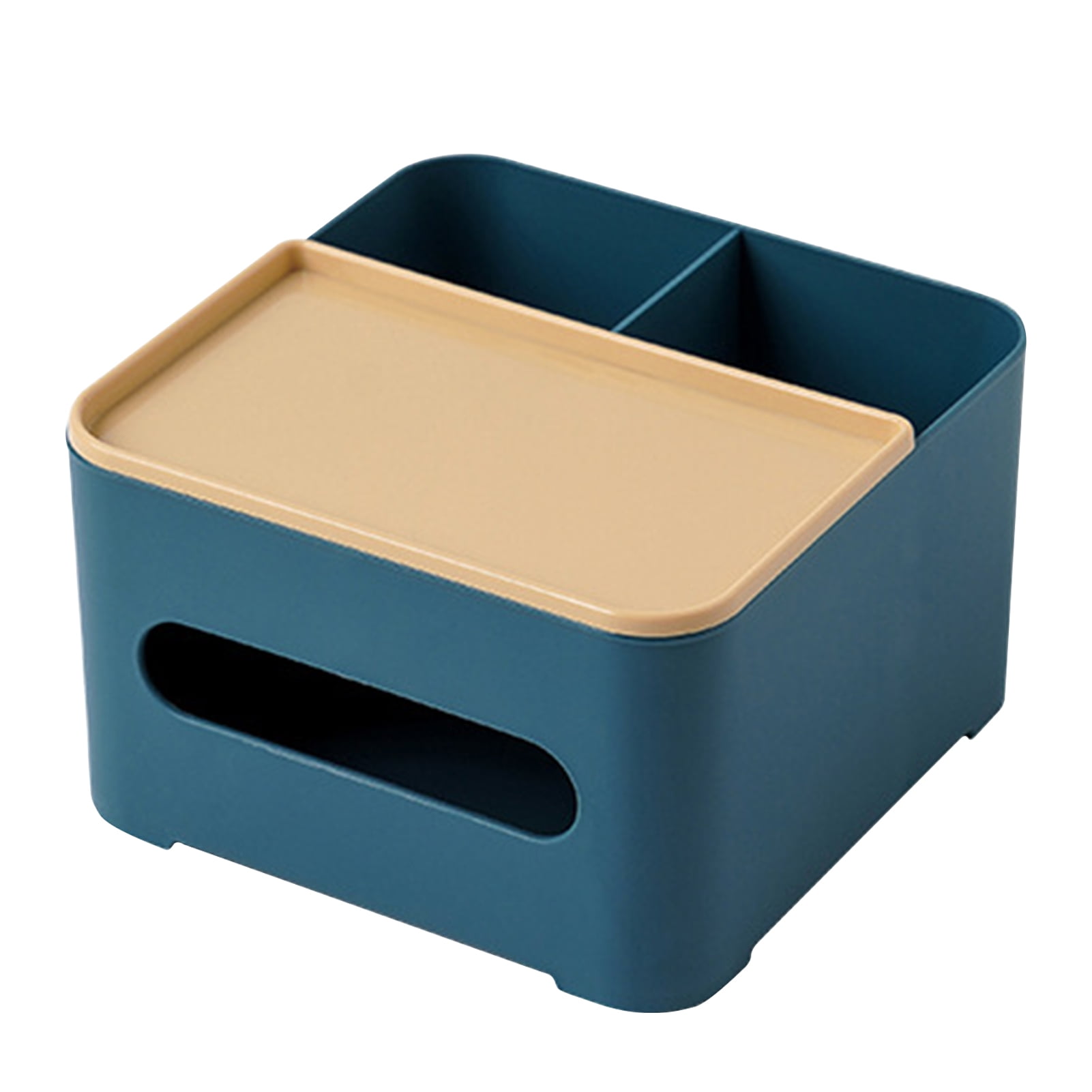 Multifunctional Tissue Box Desktop Organizer Paper Towel Dispenser ...