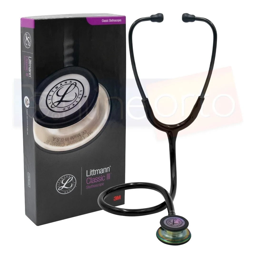 Estetoscopio 3m Littmann Classic III Negro Rainbow Original 3M ...