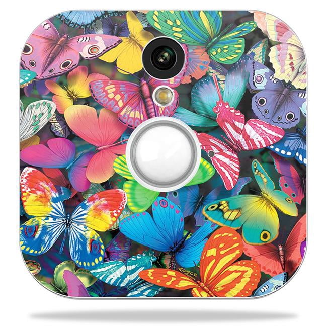 MightySkins BLHOSE-Butterfly Party Skin Decal Wrap for Blink Home ...
