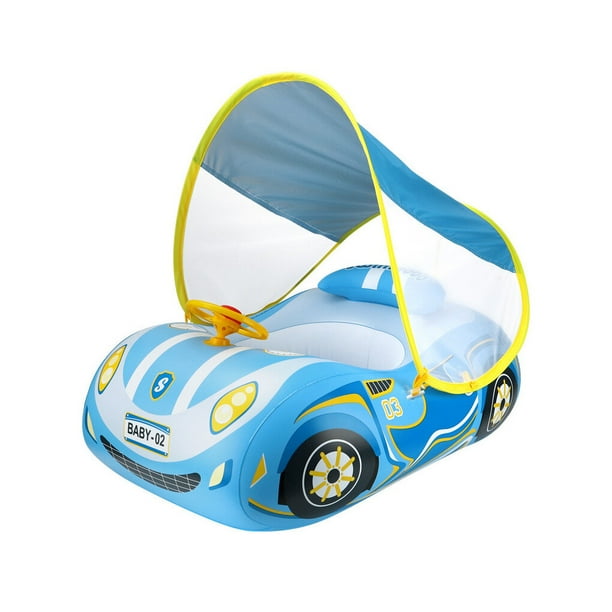 Kids Swimming Seat Ring Inflatable Summer Swim Swim Ring Portable Pool ...