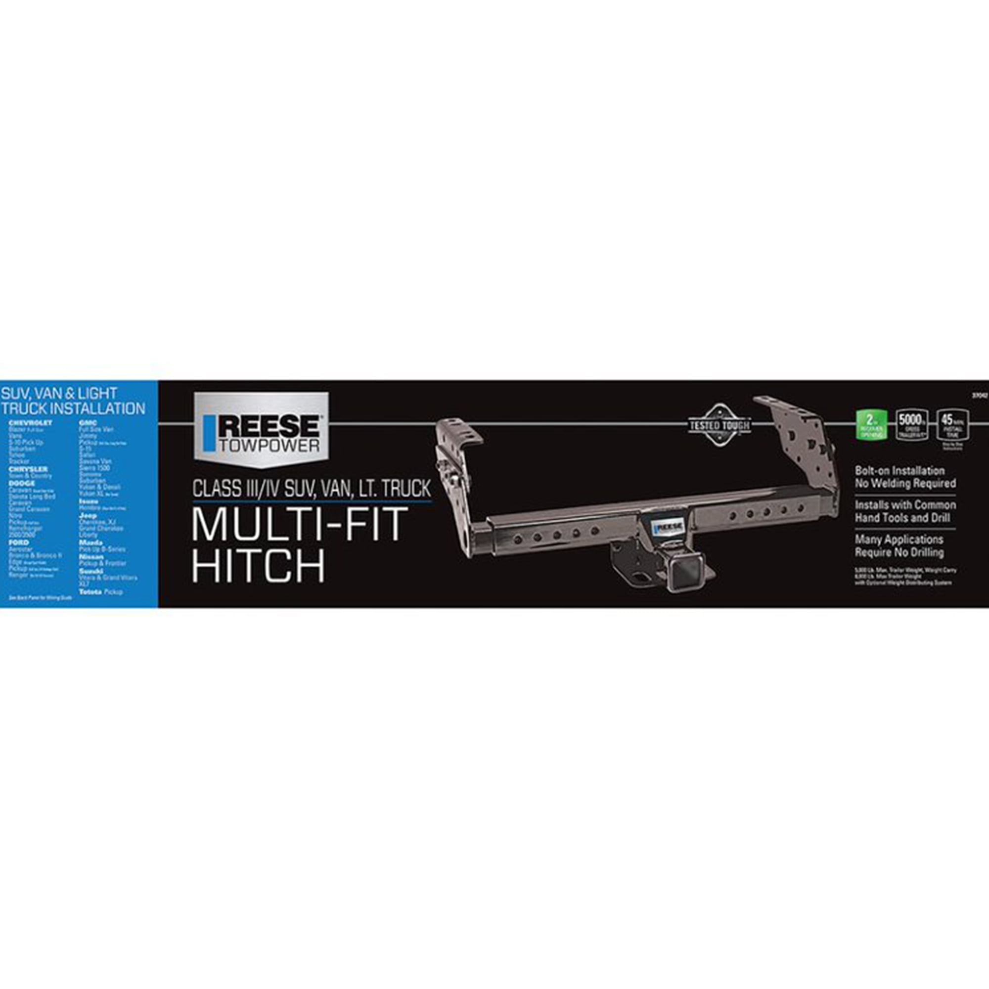 Buy Reese Towpower Class III Multi-Fit Hitch Online at Lowest Price in ...