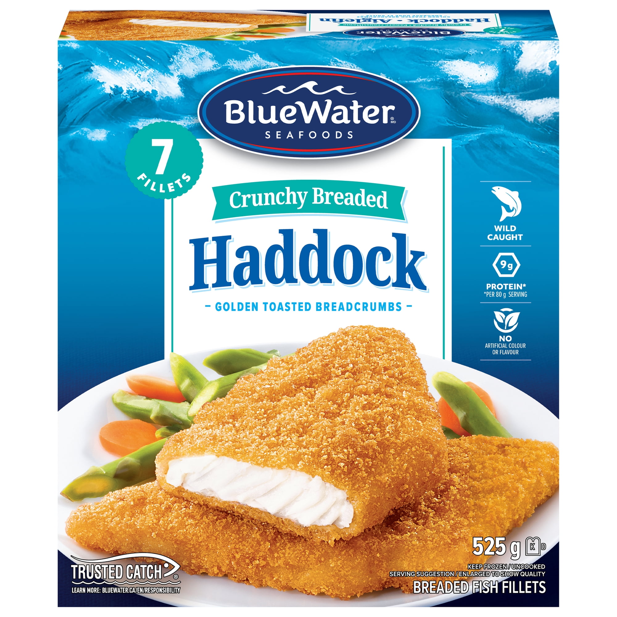 Click here for Bluewater Seafoods Crunchy Breaded Haddock  Wild C... prices