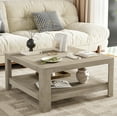 Christopher Knight Home Square Coffee Table With Storage, Light Ash ...