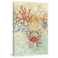 "Floral Frenzy Coastal IV" Painting Print on Wrapped Canvas - Walmart.com