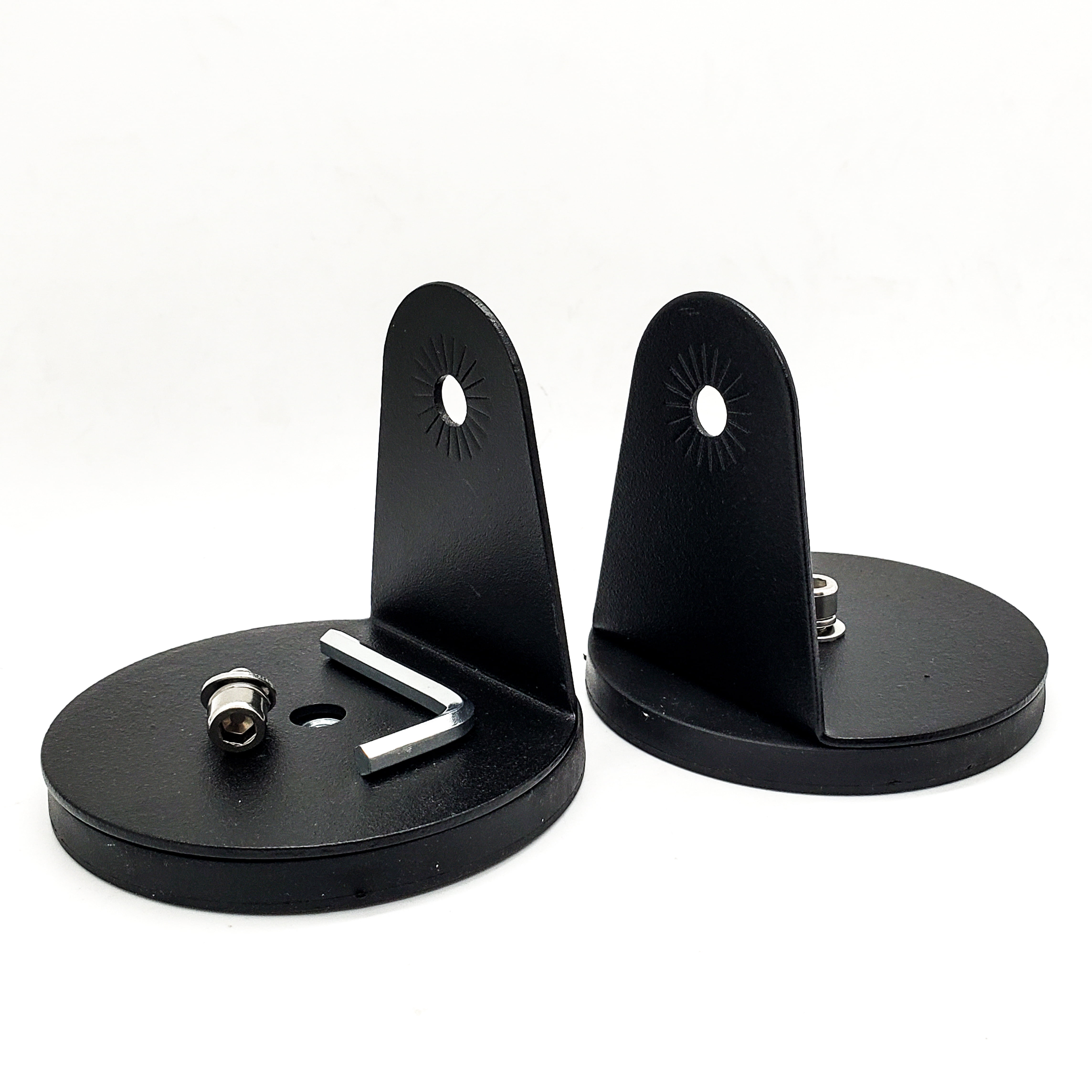 1 Pair 3.5" Single Magnet Base Mounting Brackets LED Lights Holder ...