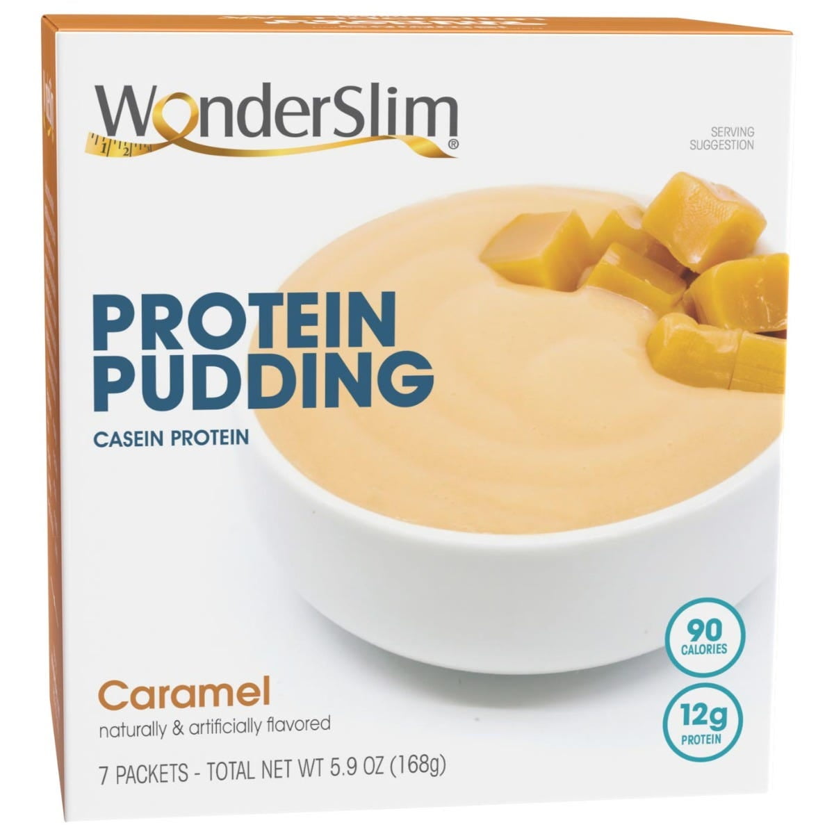 WonderSlim Protein Pudding, Caramel (7ct) - Walmart.com