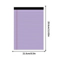 Rapeiae A4 Horizontal Line Tear-off Notepad (50 Pages) - Ink-Bleed ...