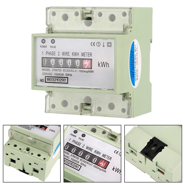 Energy Meter, KWh Meter, Stable For Measure Active Energy Voltage ...