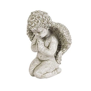 Morning Angel Statue – Natural Stone Appearance – Made of Resin ...