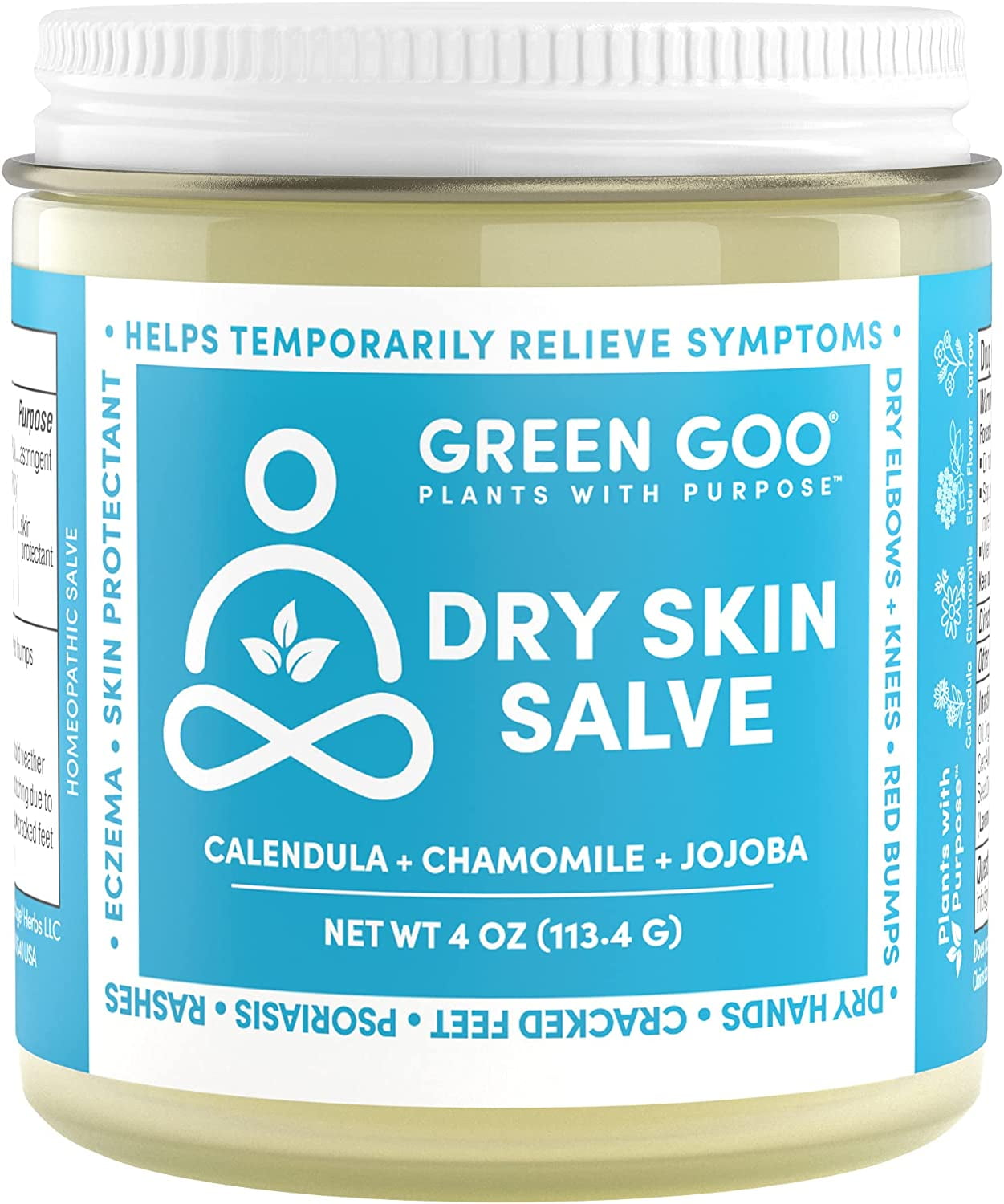 Green Goo Dry Skin Salve, All-Natural Moisturizer for Hydrating The ...