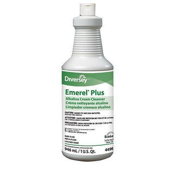 Emerel Plus Cream Cleanser, Odorless, 32 oz Squeeze Bottle, 12/Carton ...
