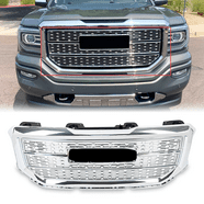 2014-2015 GMC Sierra 1500 Stainless Steel Black Main Upper Wire Mesh ...