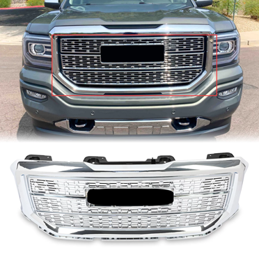 Kojem Front Bumper Upper Grille for Chevy Camaro Convertible SS LT ZL1 ...