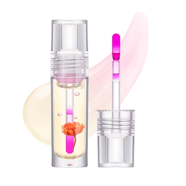 XWSHYW Cuidado de Los Labios Flor Aceite Hidratante para Labios ...