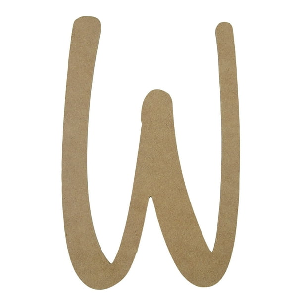 Wooden Letter Unfinished, Colleen Font, Craft Cutout - Walmart.com