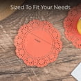 4 x 4 Inch Lace Paper Doilies, 4,000 Red Disposable Table Placemats ...