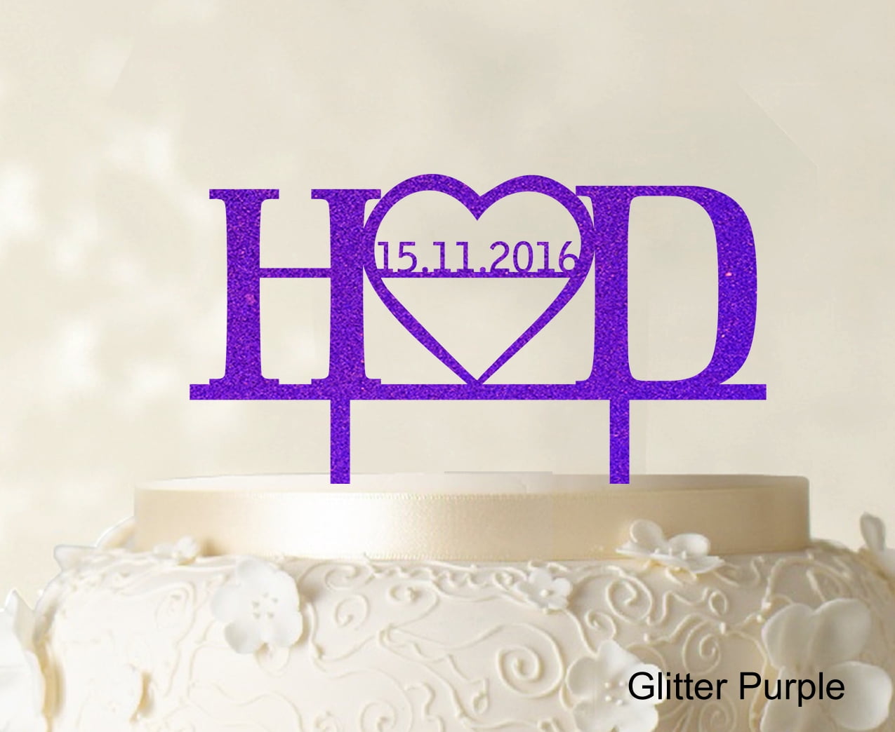 "Monogram Personalized Cake Topper Custom Wedding Cake Topper Cake ...