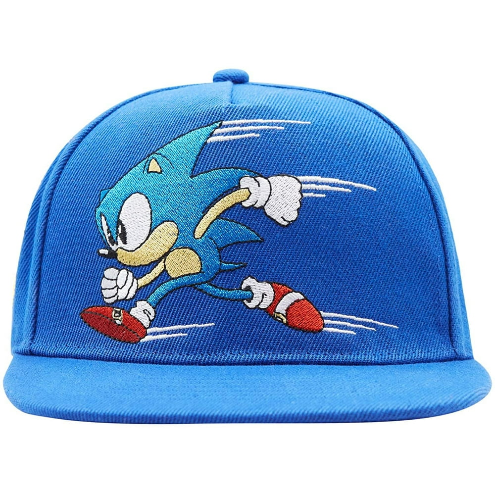 SEGA Sonic The Hedgehog Baseball Hat - Featuring Sonic, Tails, and ...