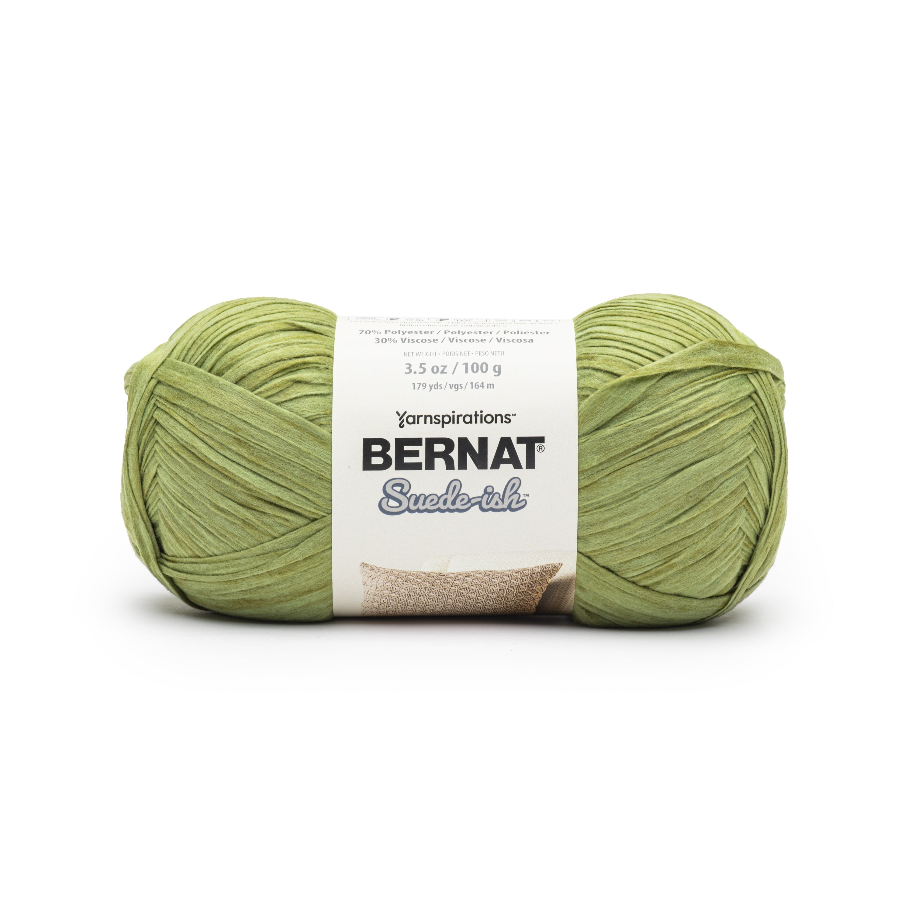 Spinrite Bernat Suede-ish Yarn-Cypress - Walmart.com