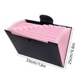 8-Color Candy A4 Mini Accordion File Folder Office Document Storage ...