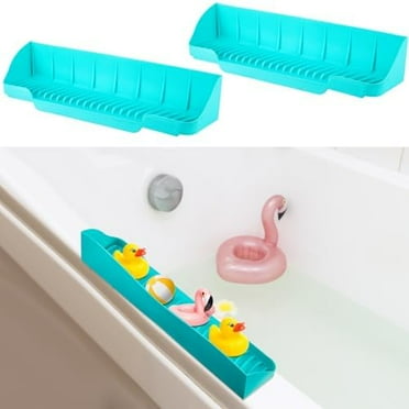 Tub Topper® Kids Bathroom Bath Protector Play Shelf - Pink - Walmart.com