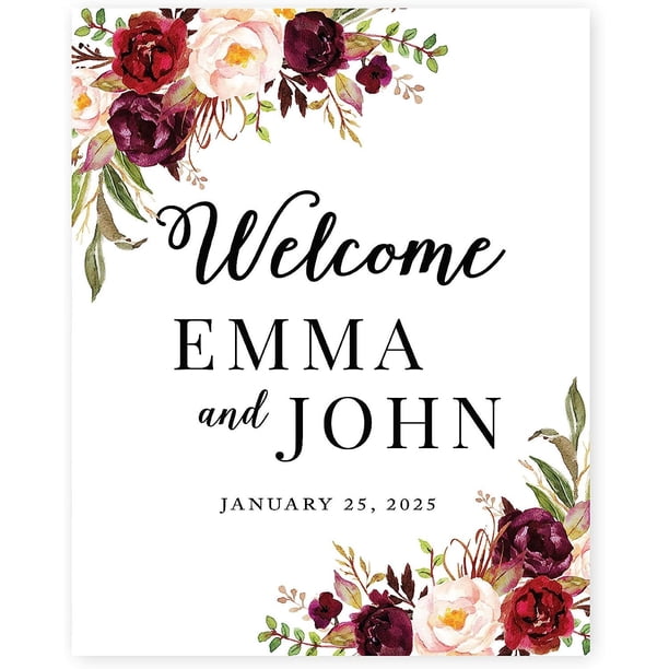 Event Welcome Sign
