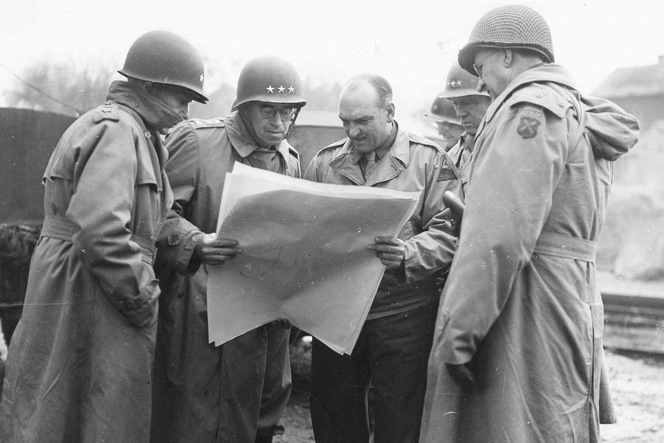 24x36 gallery poster, General Allen, General Omar Bradley, General John ...