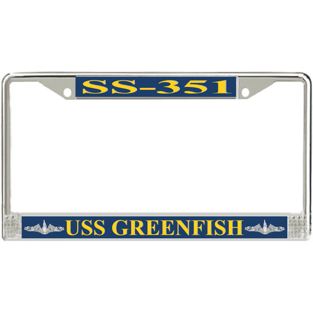 USS Greenfish SS-351 License Plate Frame - Walmart.com