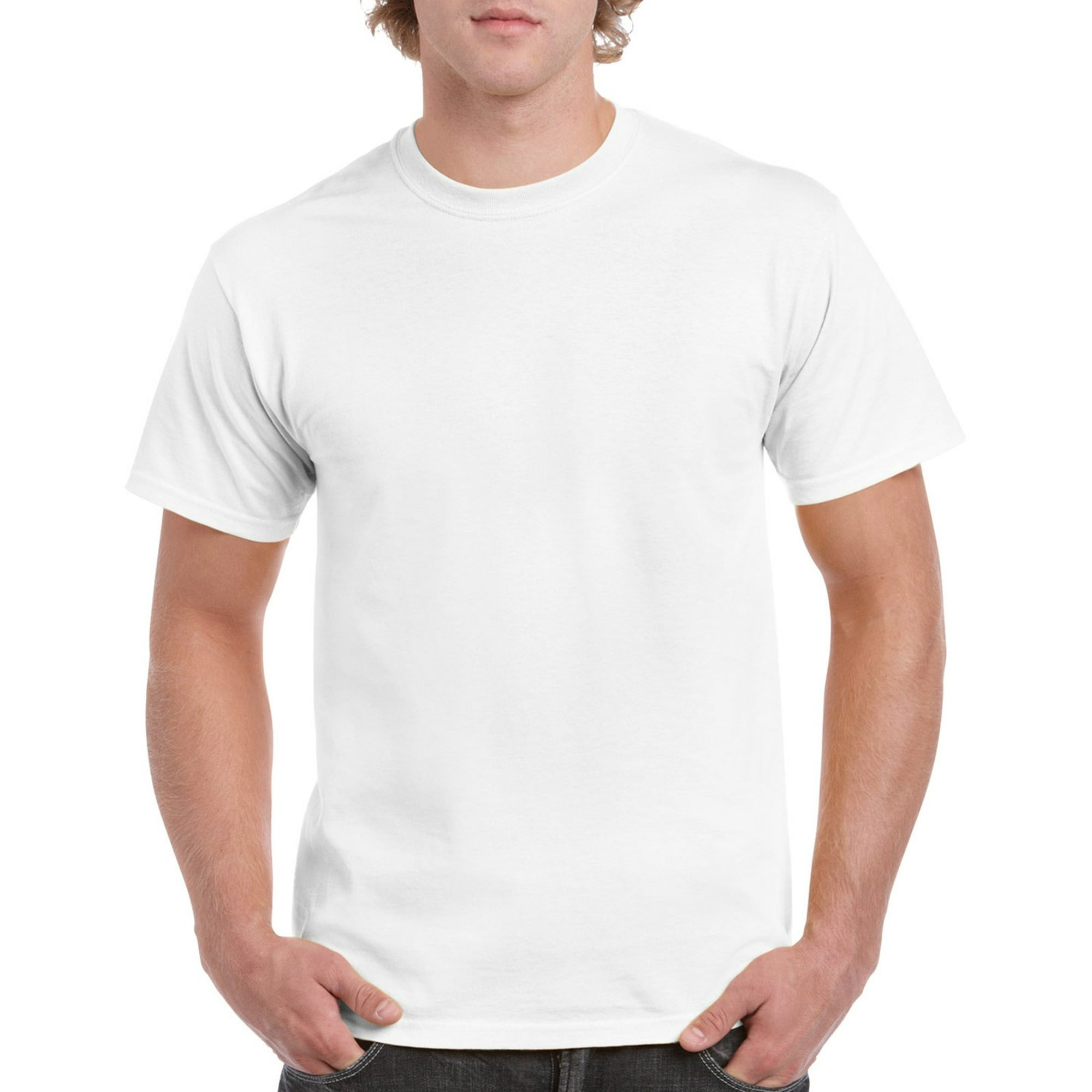 Click here for Gildan Mens Heavy Cotton T-Shirt  M  White prices