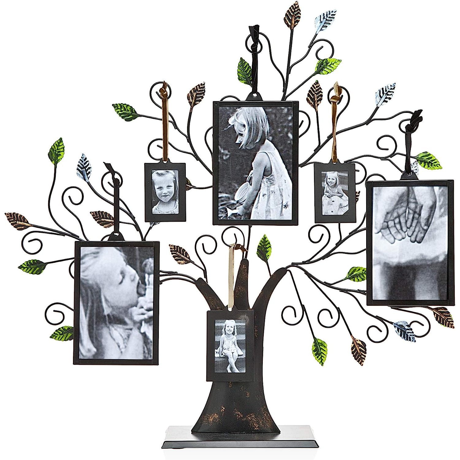 WBTAYB 20" Bronze Family Tree of Life Centerpiece Display Stand with ...