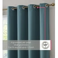 THD Virginia 100% Blackout Grommet Curtain Panels - Set of 2 - Walmart.com