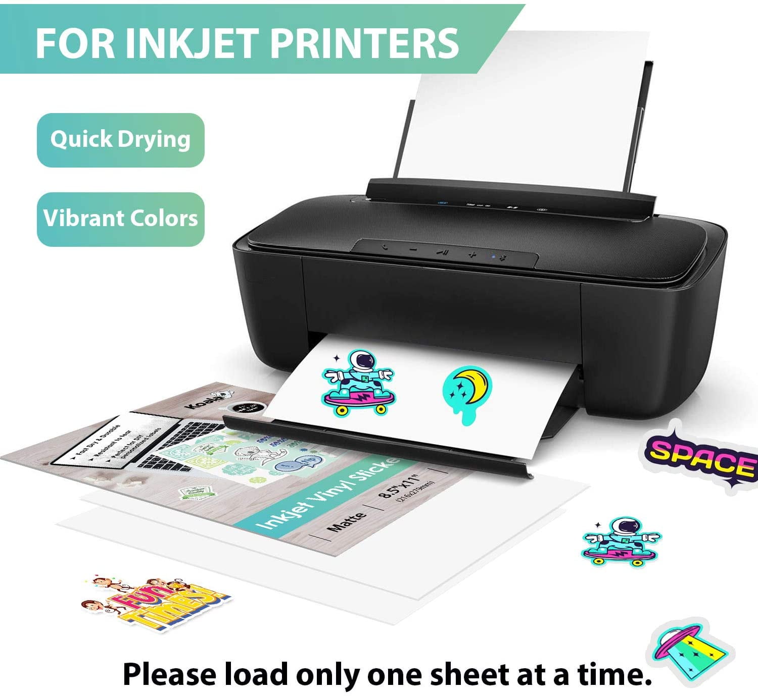 Koala Vinyl Sticker Paper Matte Printable Label 8.5x11 Inches Full Sheet for Inkjet Printer 20 Sheets - Walmart.com koala-vinyl-sticker-paper-matte-printable-label-8-5x11-inches-full-sheet-for-inkjet-printer-20-sheets-walmart-com