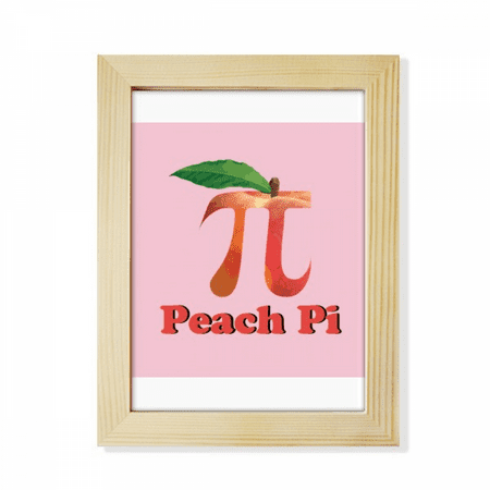 Calculating Mathematical Pi Peach Desktop Adorn Photo Frame Display Art ...