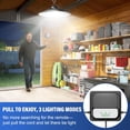 Solar Shed Light Indoor Outdoor,2000LM Daytime Pendant Light with Pull ...