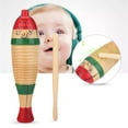Ccdes Guiro Instrument,Wooden Colorful Fish Shaped Guiro Musical ...
