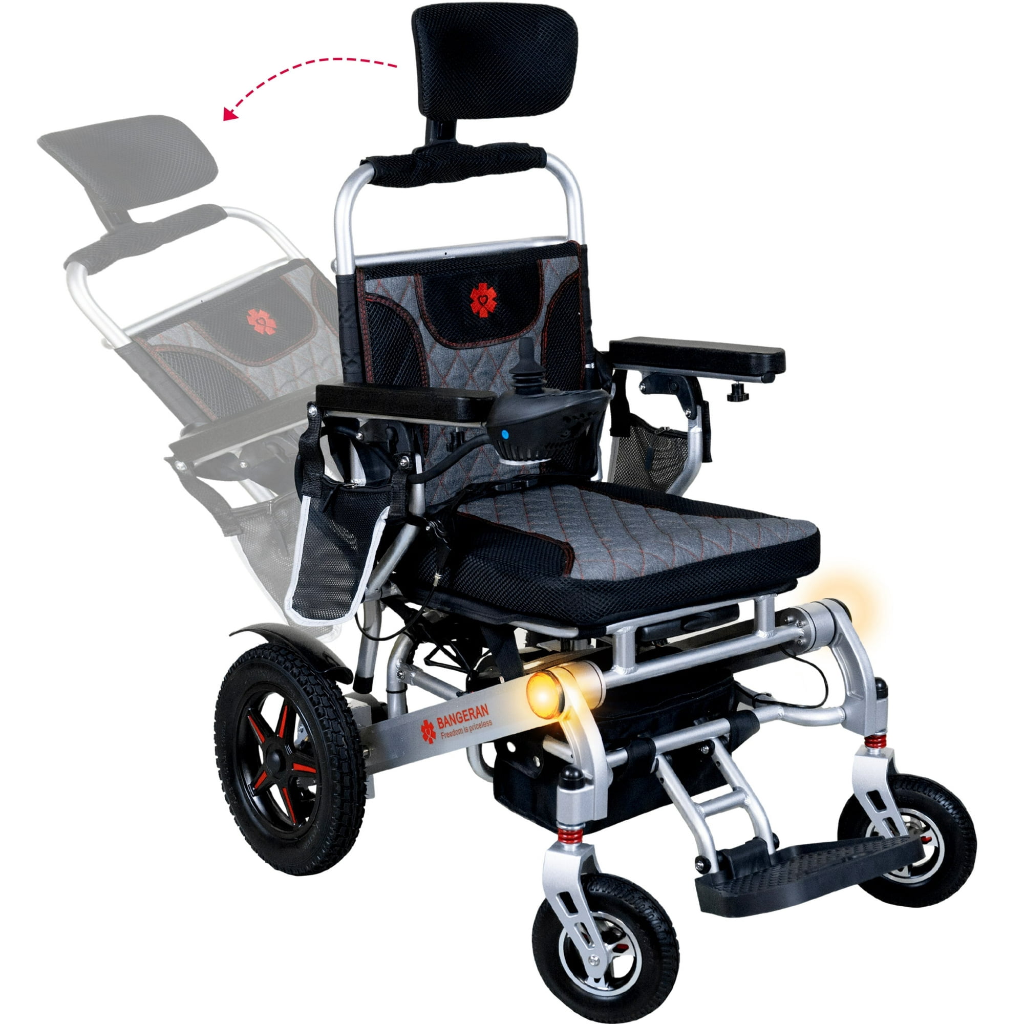 Thunderbolt Lightweight Mobility Chair, Foldable Heavy Duty Medical ...