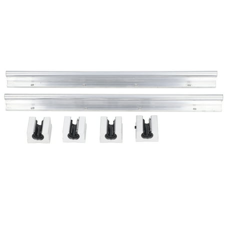 Guide Rail Slide Block Set,6Pcs Linear Motion Guide Linear Guide Rail Linear Motion Rail Sliding ...