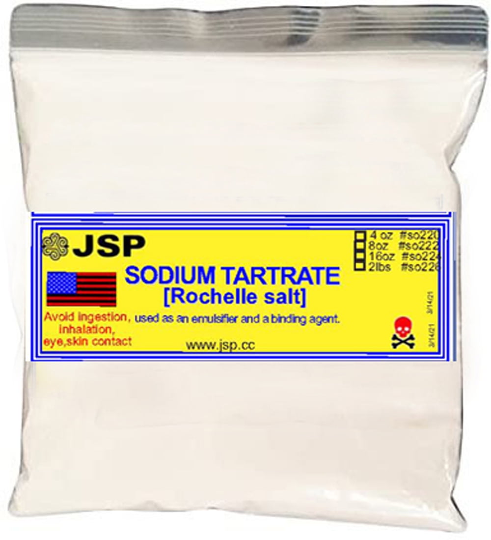 SODIUM TARTRATE ( rochelle salt) 16 ozs - Walmart.com