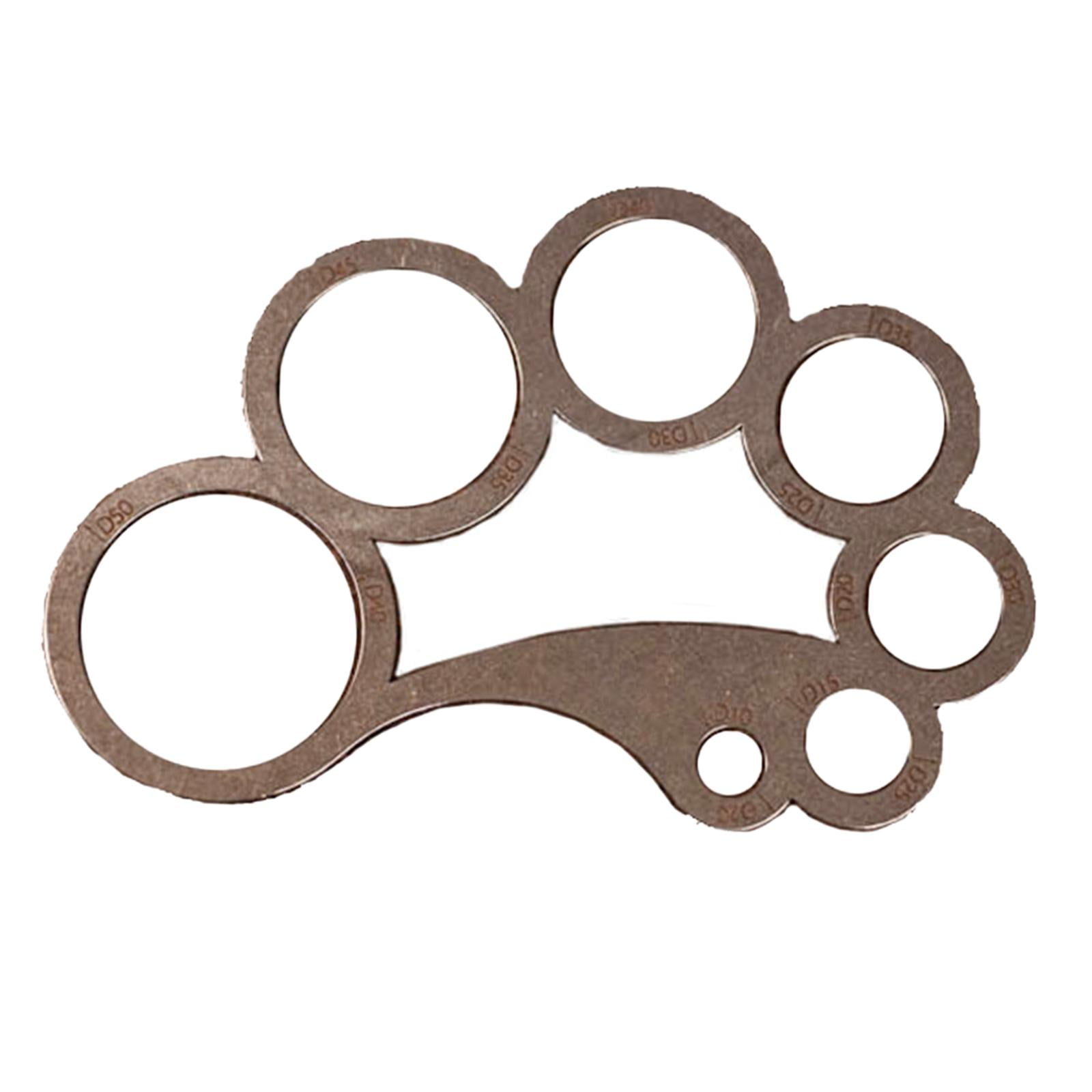 Leather Craft Ruler Multi Purpose Curve Template Ruler Clothing Design ...