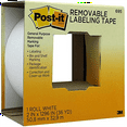 Post-it White Label Cover Roll, Removable and Repositionable, 2 in x 36 ...