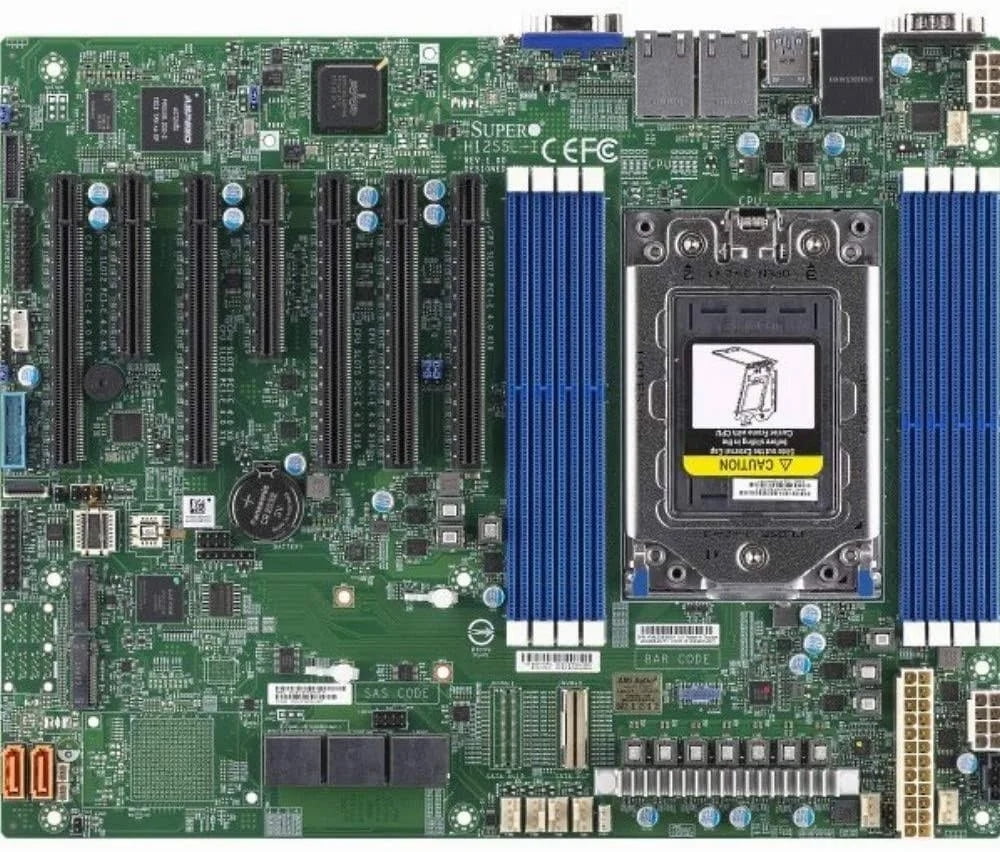Supermicro H12SSL-I Motherboard - Single AMD EPYC 7003/7002 - Socket SP3 - DDR4 - ATX Form ...