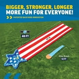 WOW Sports Big Outdoor Wet Inflatable Family Americana Stars & Stripes ...