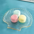Monyance shell shape plate 1pc Creative Glass Dish Breakfast Plate ...