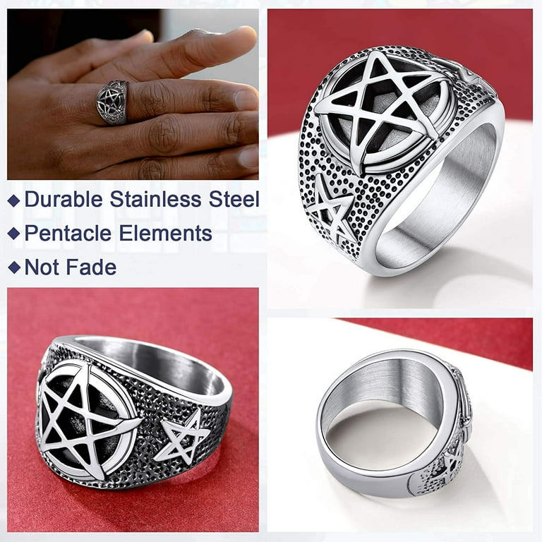 Pentagram Ring In The Eye