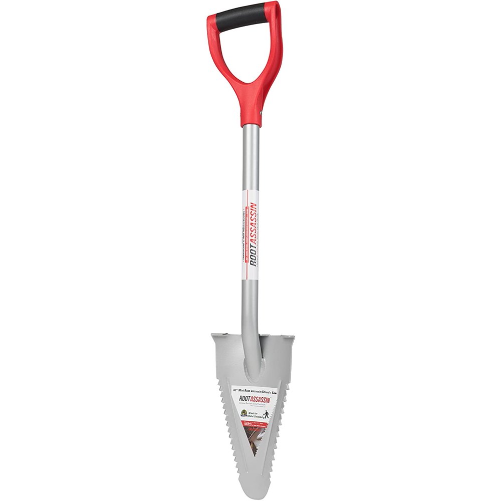 ROOT ASSASSIN RA-002 Carbon Steel Shovel, 32-Inch, Red - Walmart.com ...