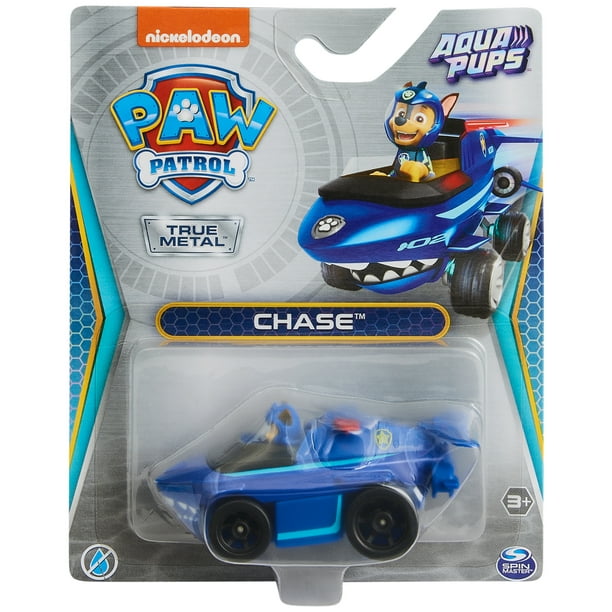PAW Patrol Aqua Pups, True Metal Chase 1:55 scale Die-Cast Toy Car for ...
