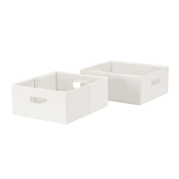 Better Homes&Gardens Bhg Half Bin Ivory 2pk for Adult - Walmart.com